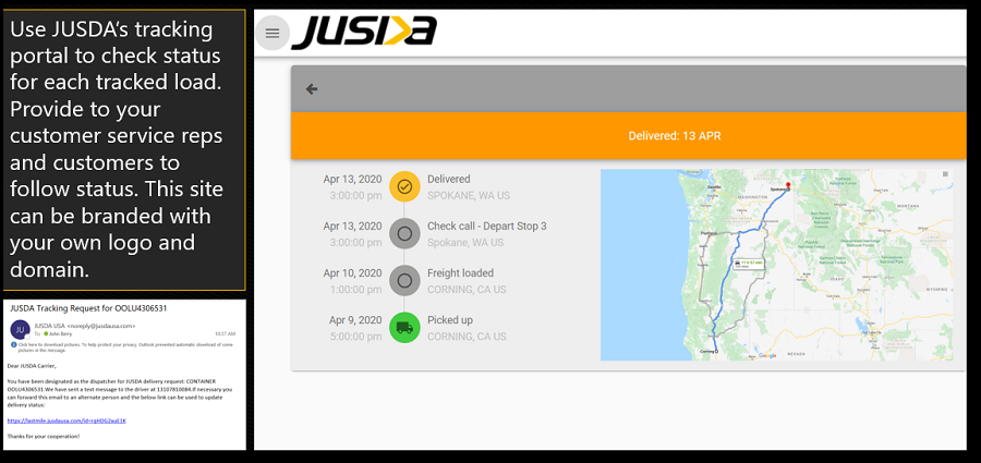 Jusda: logistics solutions provider with a vast network spanning the globe.